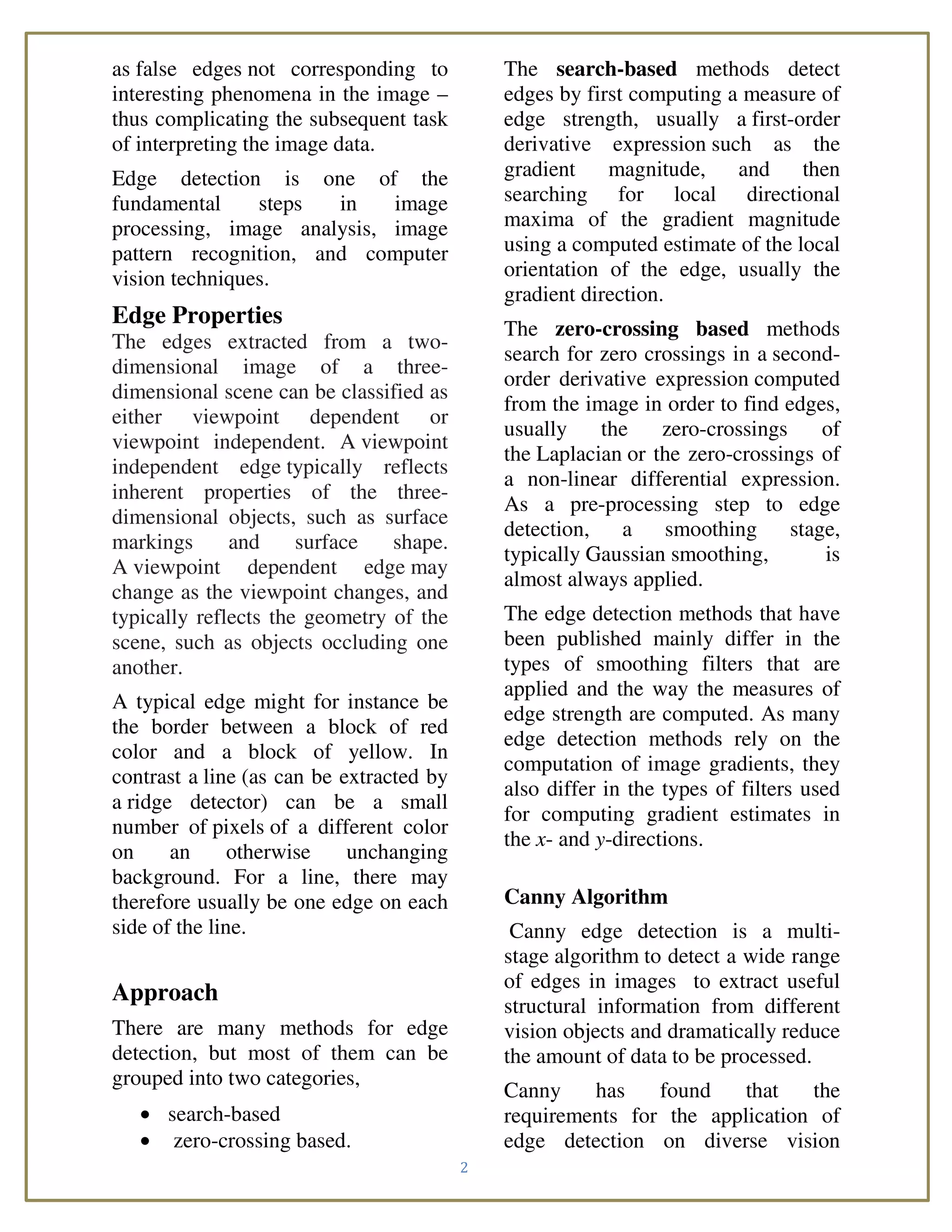 Real time Canny edge detection | PDF