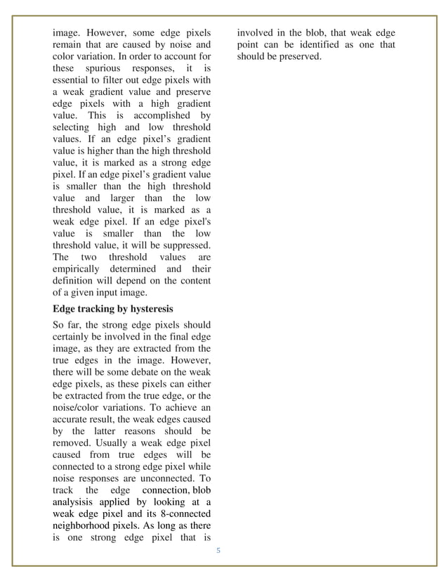 Real time Canny edge detection | PDF