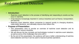Real Time Event Learning and Detection.pptx