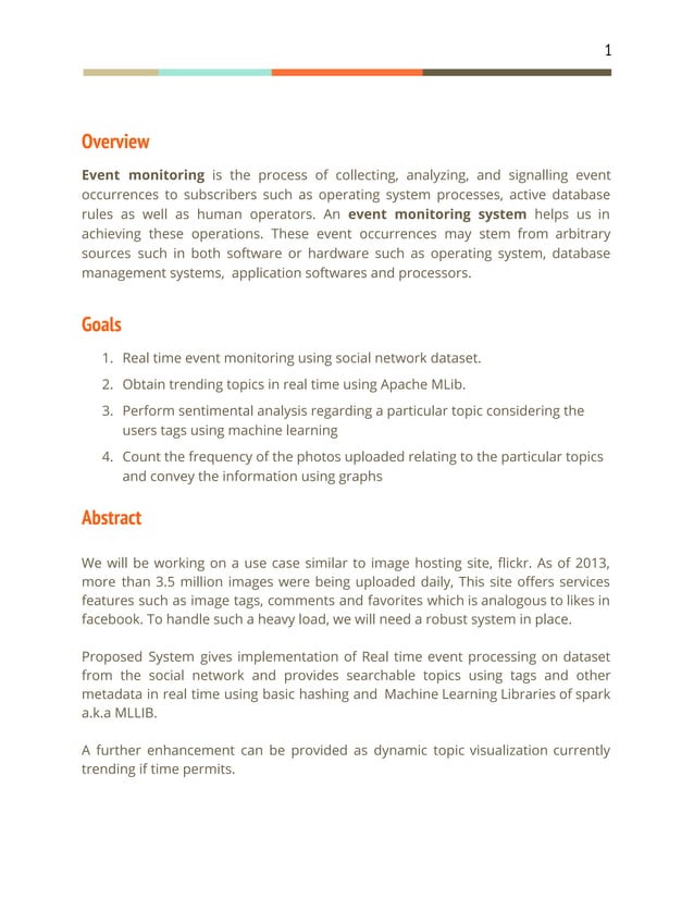 Real Timeeventmonitoringsystem1 Pdf Databases Computer Software And Applications
