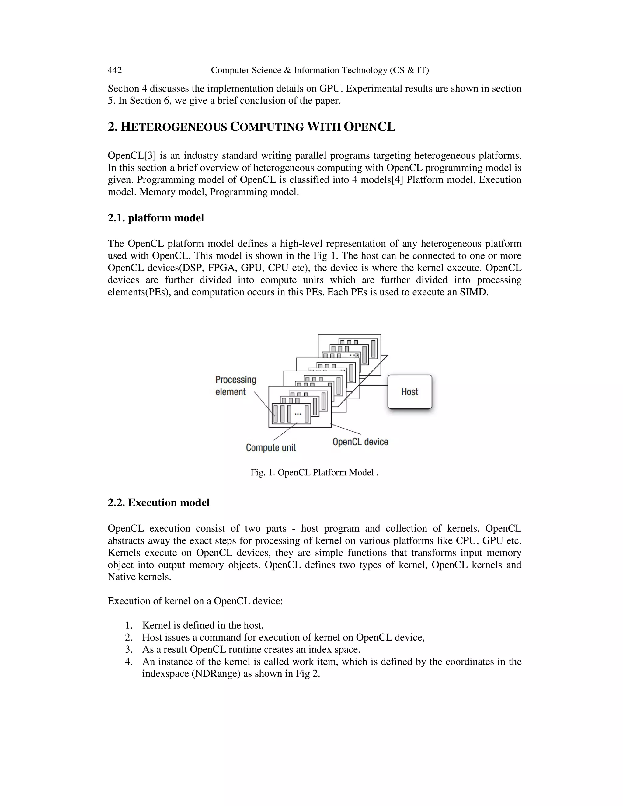 Real Time Face Detection on GPU Using OPENCL | PDF
