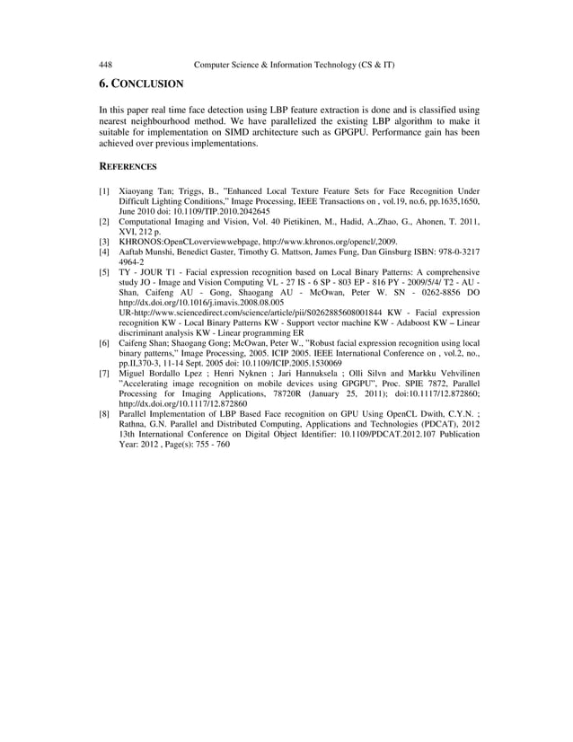 Real Time Face Detection On Gpu Using Opencl Pdf