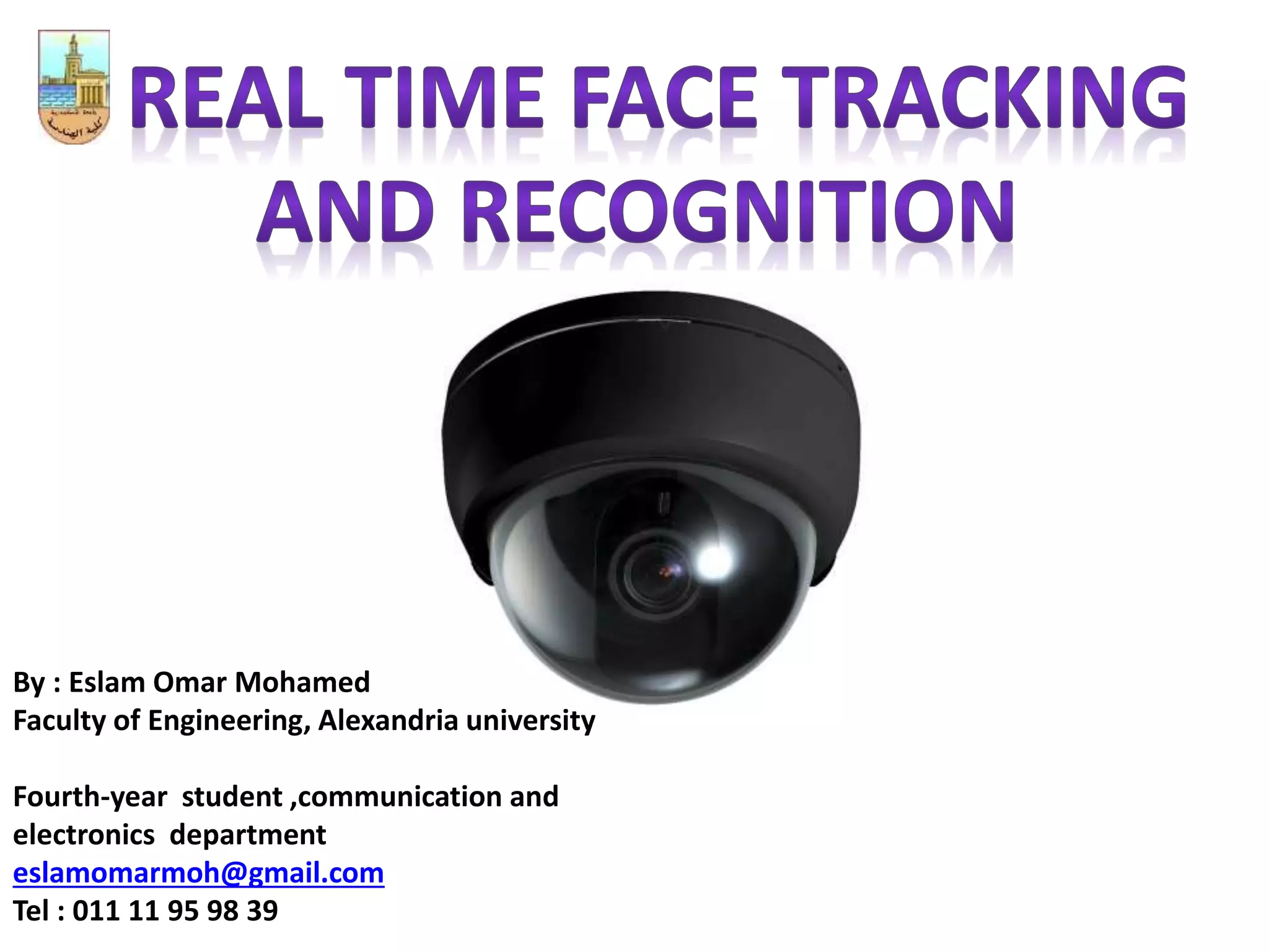 Real time face tracking | PPT