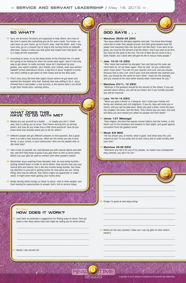 Lesson 7 | Real Time – faith | Sabbath School | Second Quarter 2015 ...