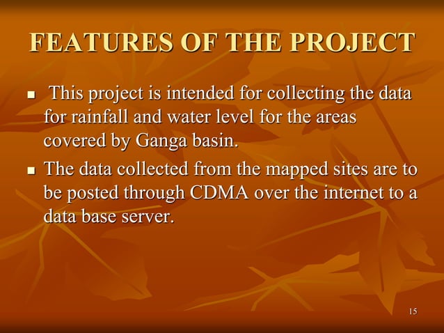 Real Time Flood Forecasting.ppt | Geography | Science