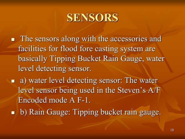 Real Time Flood Forecasting Ppt Geography Science