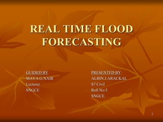 Real Time Flood Forecasting.ppt