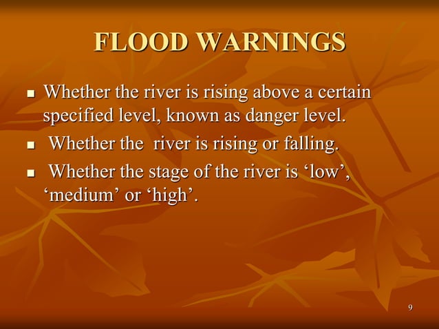 Real Time Flood Forecasting.ppt | Geography | Science