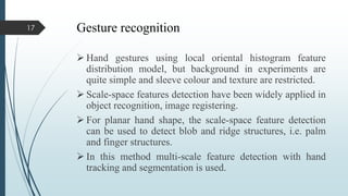 Real time gesture recognition | PPTX