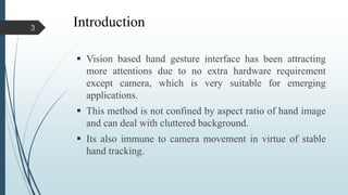 Real time gesture recognition | PPTX