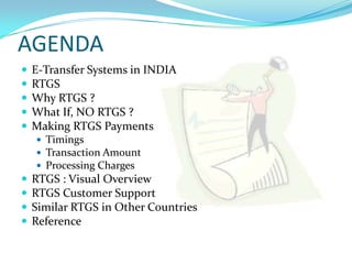 Real Time Gross Settlement | PPTX