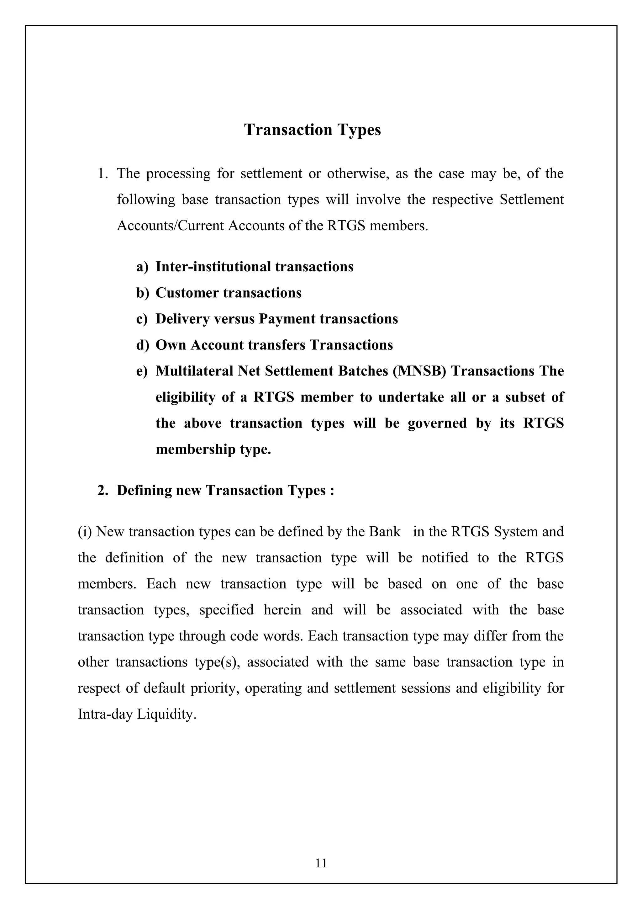 Real time gross settlement (rtgs) | DOC