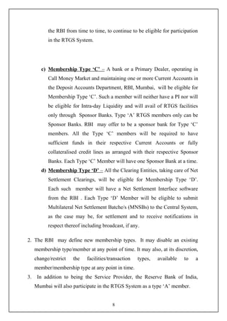 Real time gross settlement (rtgs) | DOC