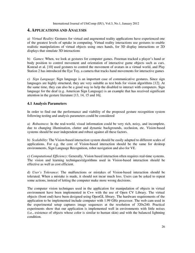 Real time hand gesture recognition system for dynamic applications | PDF