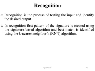 Real time handwritten devanagari character recognition | PPTX | Computing | Technology & Computing