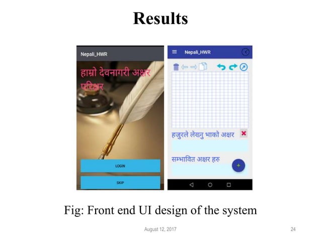 Real Time Handwritten Devanagari Character Recognition Ppt