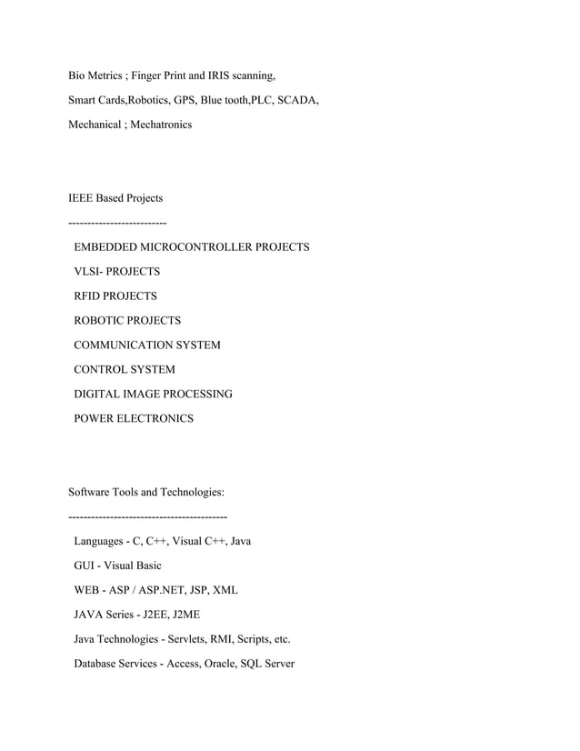 Real time ieee 2012 projects @ hades info tech | PDF