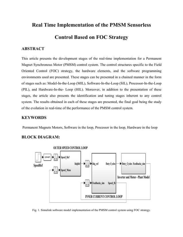 Real Time Implementation of the PMSM Sensorless.docx