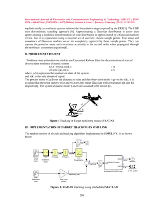 Real time implementation of unscented kalman filter for target tracking | PDF