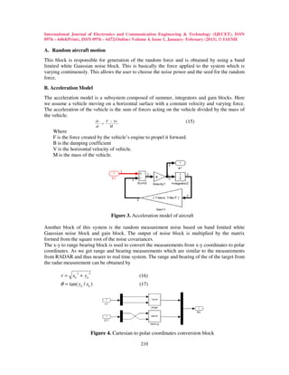 Real time implementation of unscented kalman filter for target tracking | PDF
