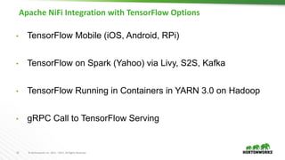 Real-Time Ingesting and Transforming Sensor Data and Social Data with NiFi and TensorFlow | PPT