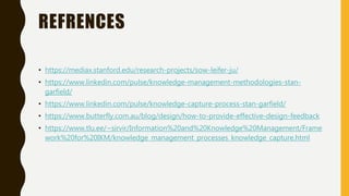 Real time knowledge capture and feedback in design | PPT