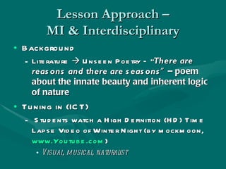Real time mi_&_interdisciplinary_3 | PPT