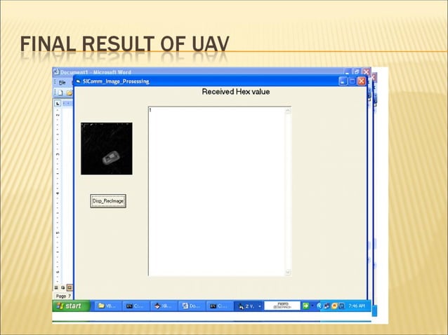 Realtime Object Detection For Unmanned Aerial Veichele Based Ppt