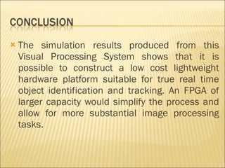 Realtime object detection for unmanned aerial veichele based | PPT