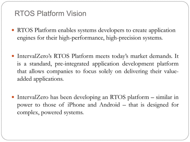 RTX64 and RTX: Real-Time Operating System | PPT