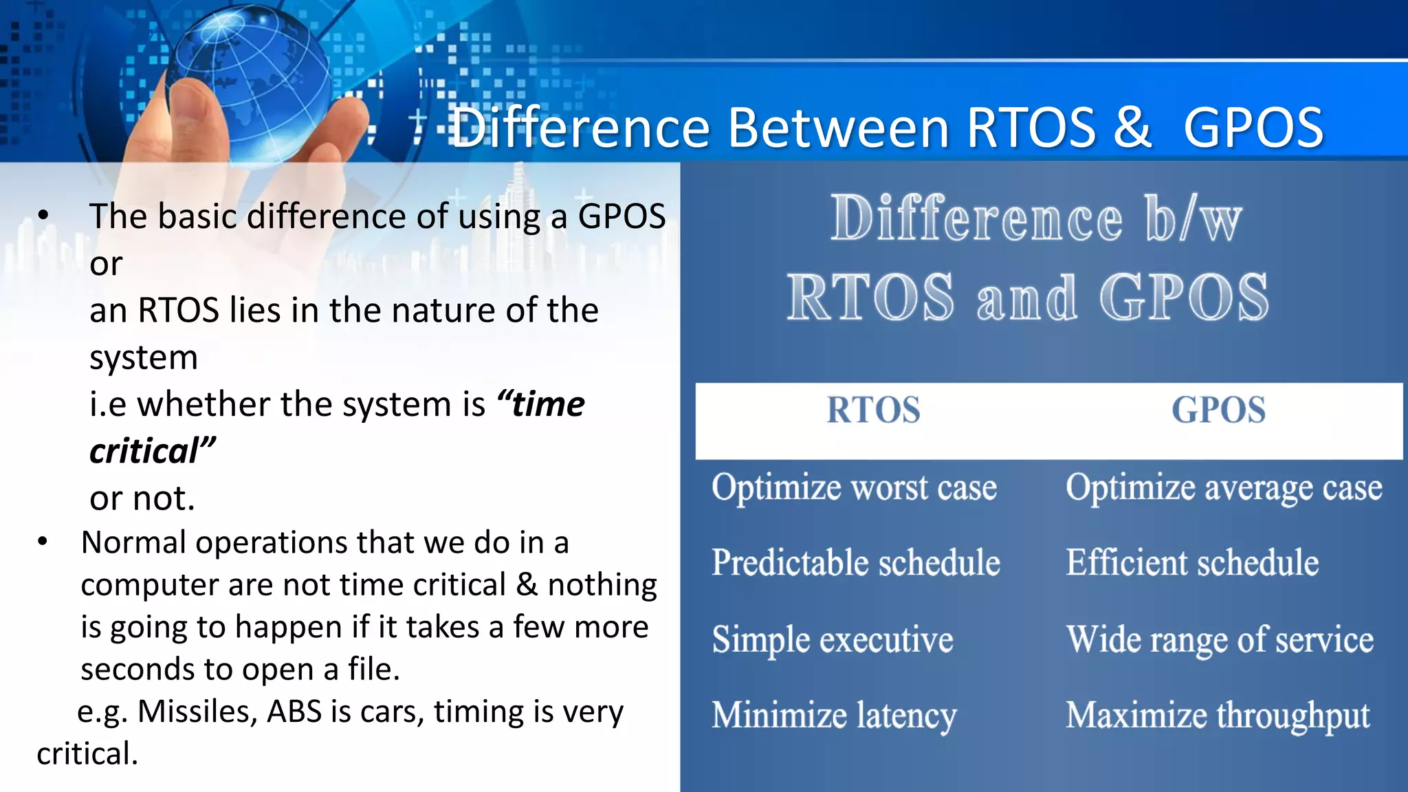 Real time operating system | PDF