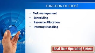 Real time operating system | PDF | Operating Systems | Computer Software and Applications