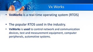 Real time operating system | PDF | Operating Systems | Computer Software and Applications