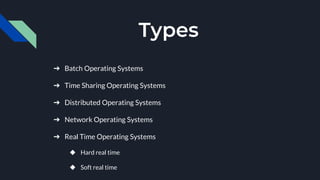 Real time operating systems | PPT