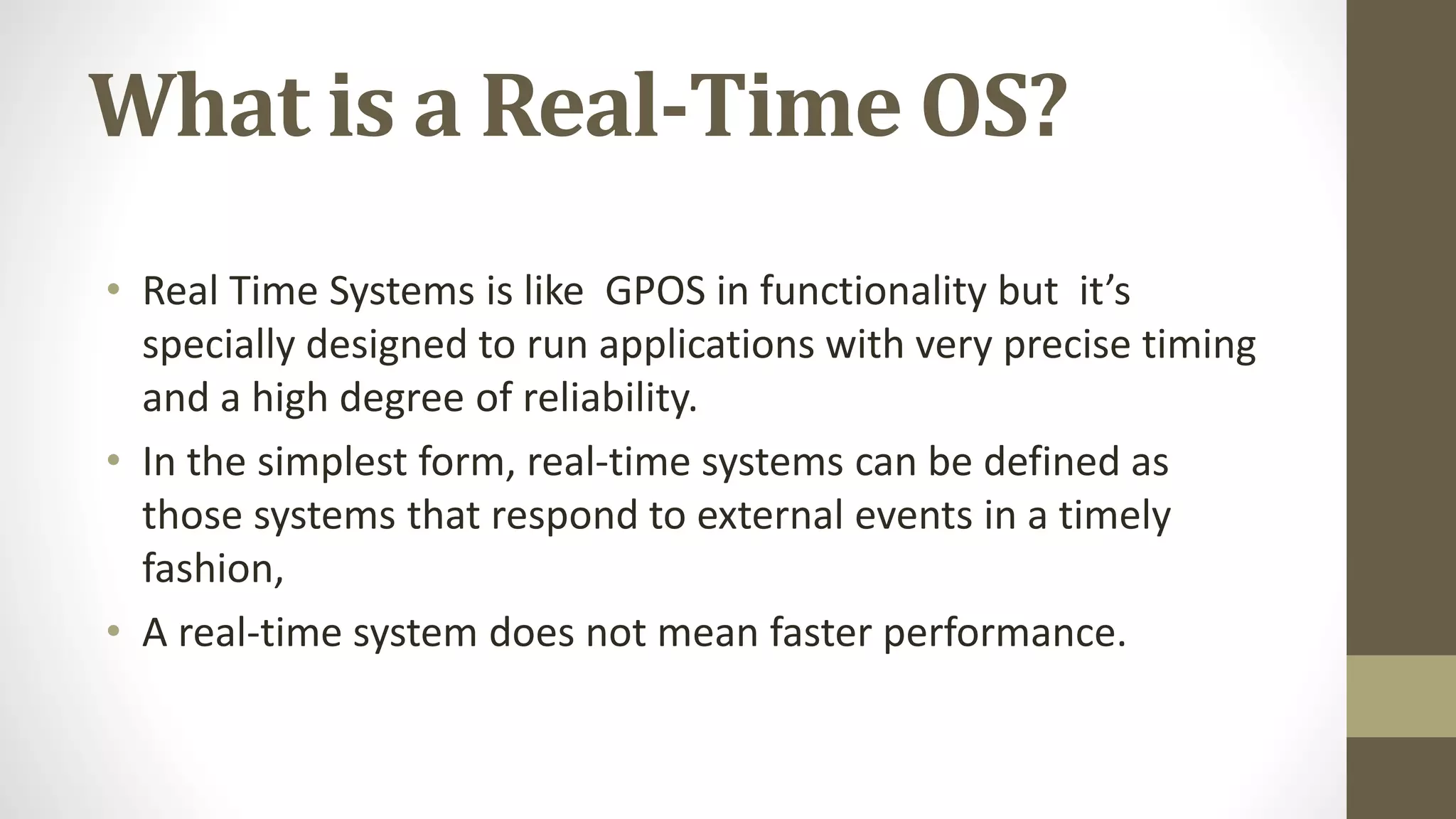 Real Time Operating Systems Rtos Concepts 1 Pptx