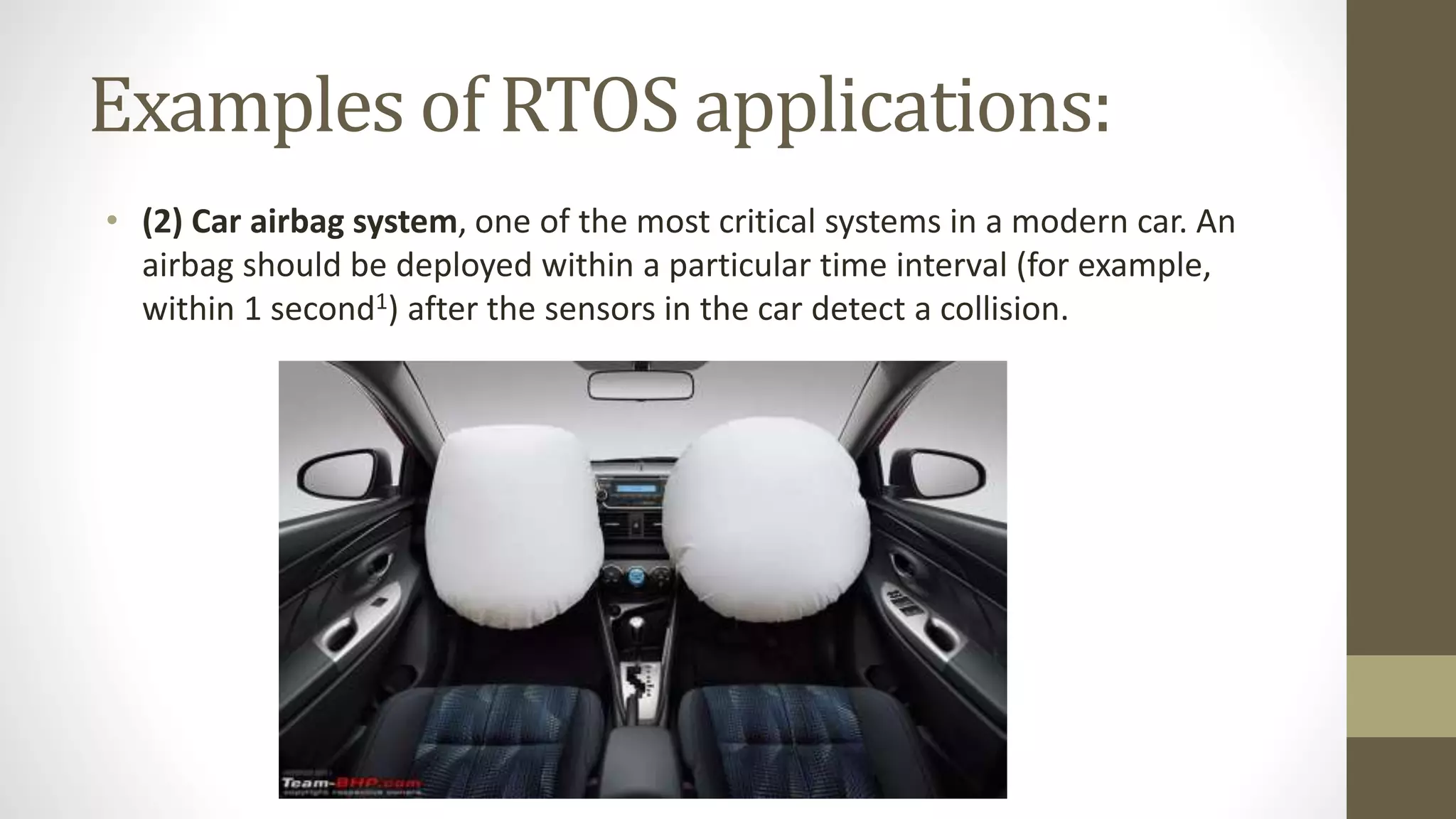 Real time operating systems (rtos) concepts 1 | PPTX