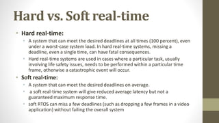 Real time operating systems (rtos) concepts 1 | PPTX
