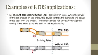 Real time operating systems (rtos) concepts 1 | PPTX