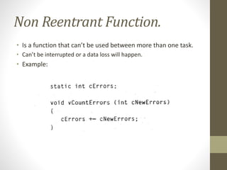 Real time operating systems (rtos) concepts 5 | PPTX