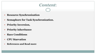 Real time operating systems (rtos) concepts 8 | PPTX