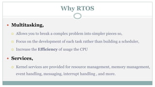 Real time operating systems (rtos) concepts 9 | PPT