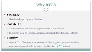 Real time operating systems (rtos) concepts 9 | PPT