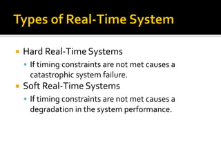 Real Time Operating Systems | PDF | Operating Systems | Computer ...