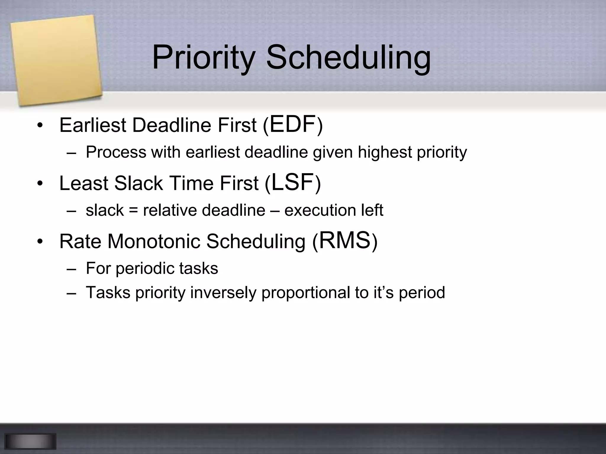 Real time Operating System | PPTX