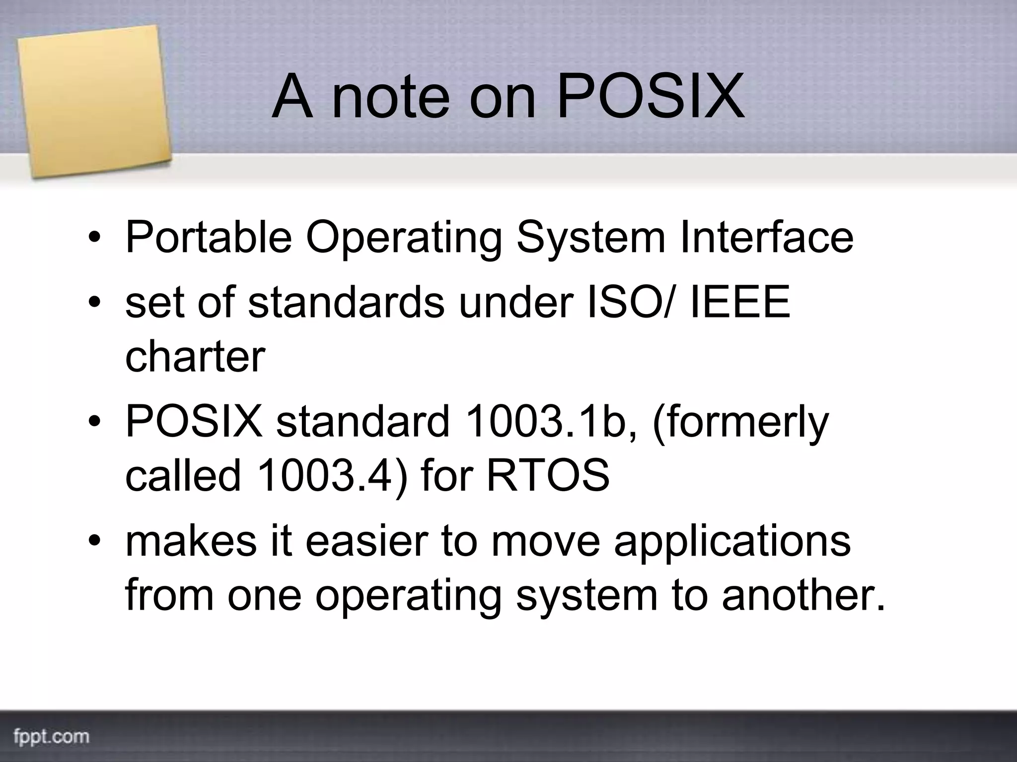 Real time Operating System | PPTX