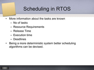 Real time Operating System | PPTX