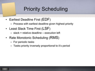 Real time Operating System | PPTX