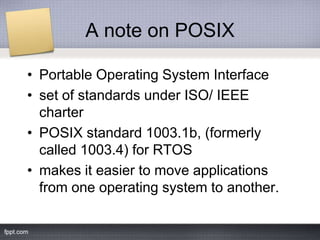 Real time Operating System | PPTX