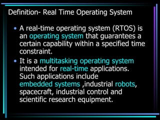 Real time os(suga) | PPT