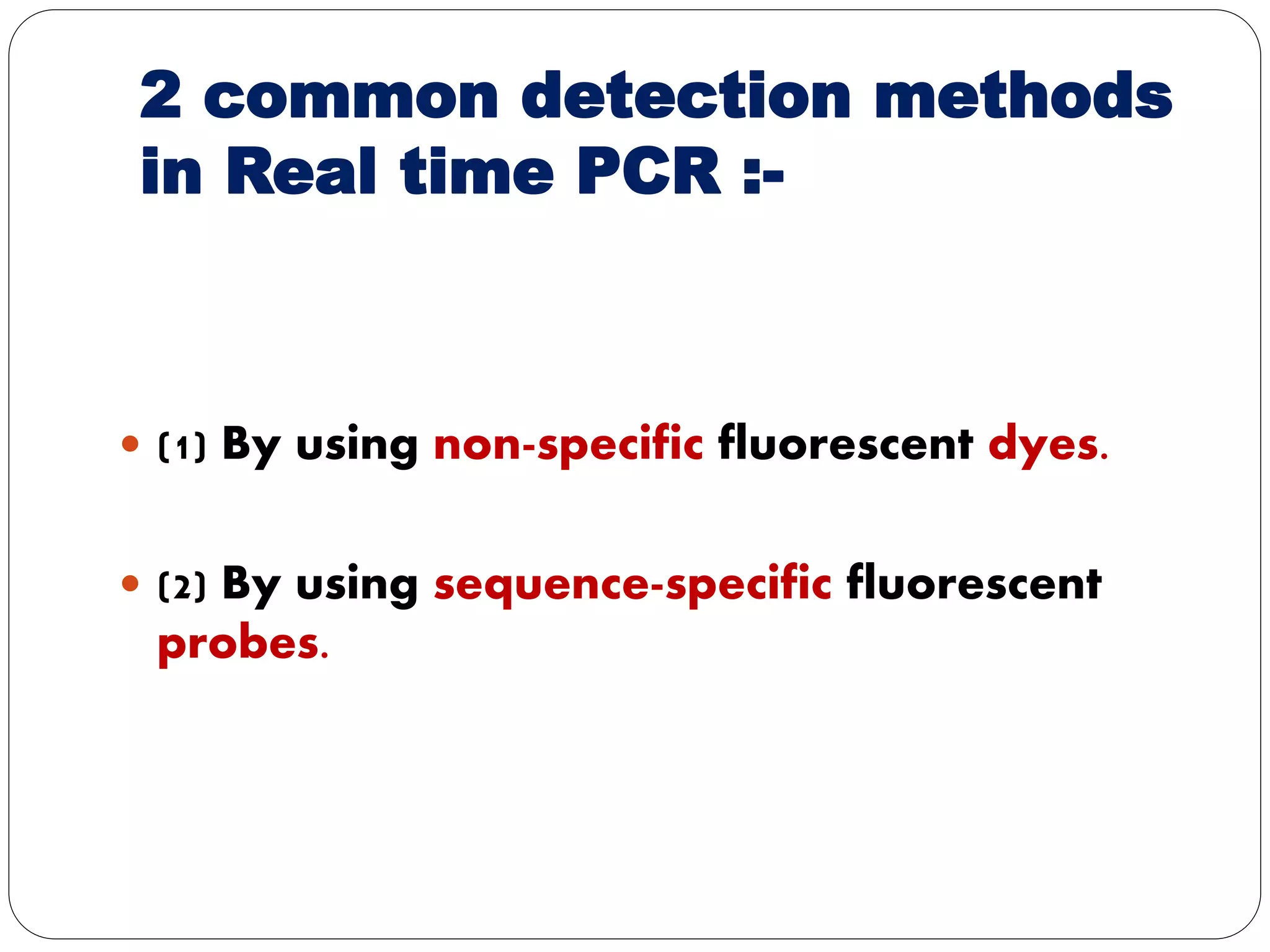 Real time PCR | PPTX